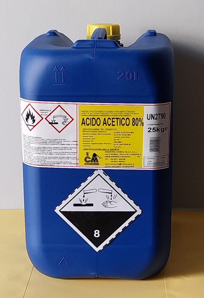 ACIDO ACETICO 80% – Industria Chimica Mar